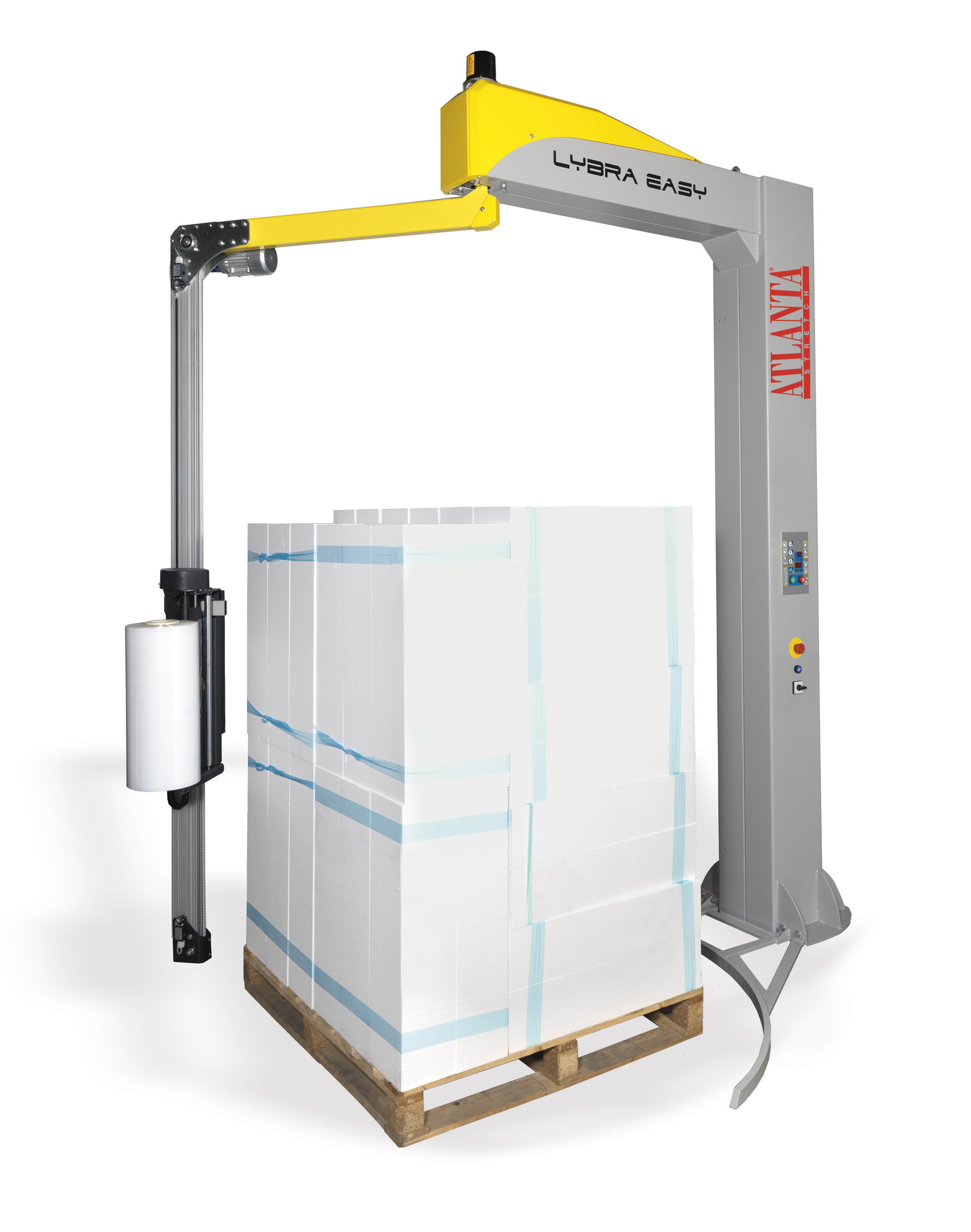 Lybra - der Palettenwickler mit Dreharm